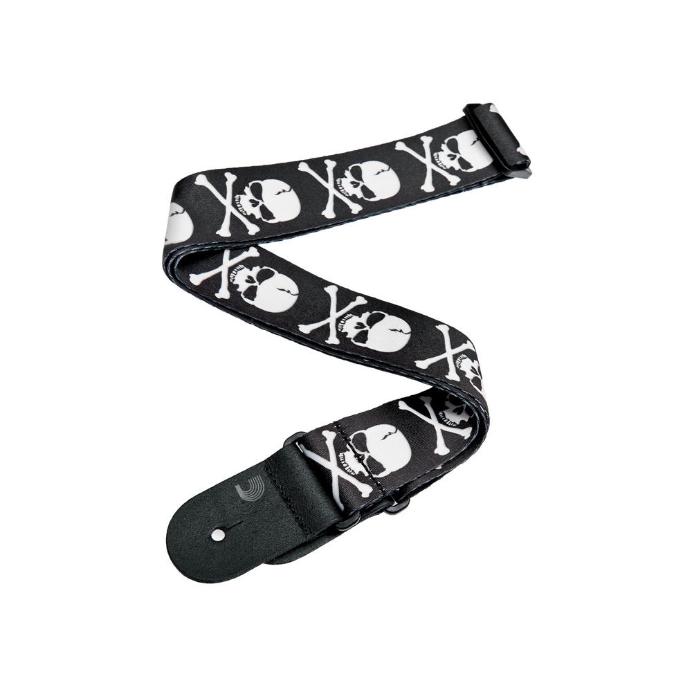 Guitar Strap 2 Inch skull 50H01 – Rockaholic Music Shop